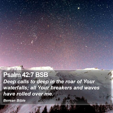 Psalms 42 7 Bsb Christian Images