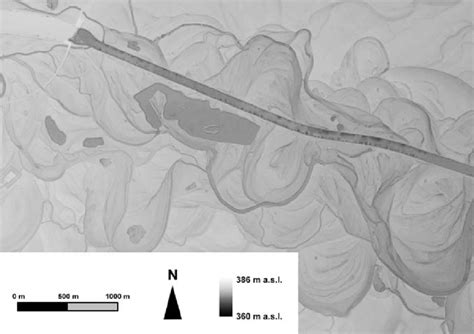 Digital Terrestrial Model Dtm From Aerial Laser Scanning Of The Fl Download Scientific