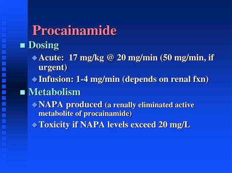 Ppt Clinical Pharmacology Of Antiarrhythmic Medications Powerpoint