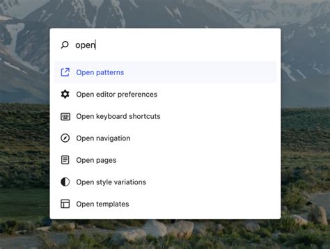 gutenberg 16 5 adds new commands to the command palette