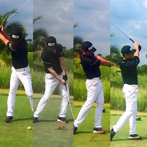 nam thần hàn quốc hlv kevin kim chỉnh swing nhờ công nghệ golf