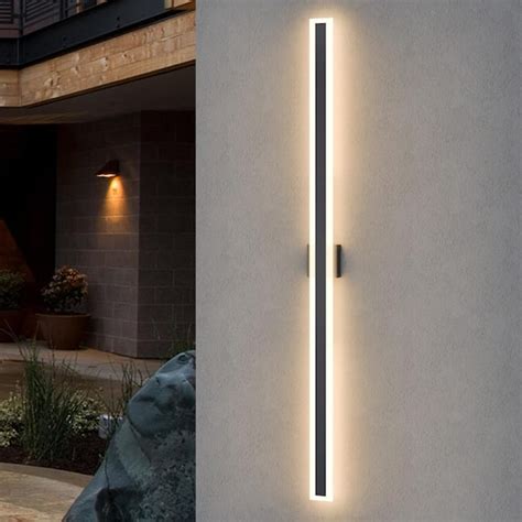 Have A Question About Lamqee 63 In 1 Light Black Modern Linear Integrated Led Indoor Outdoor