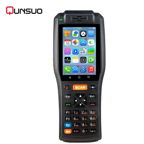 Personal Digital Assistant Touch Screen Handheld Android Mobile Pda With Barcode Scanner In