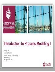 Introduction To Process Modeling Techniques And Perspectives Course Hero