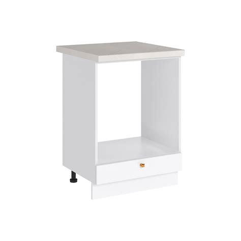 Шкаф нижний духовой Кухня Моцарт 600 мм Белый Айленд купить в Пензе в интернет магазине