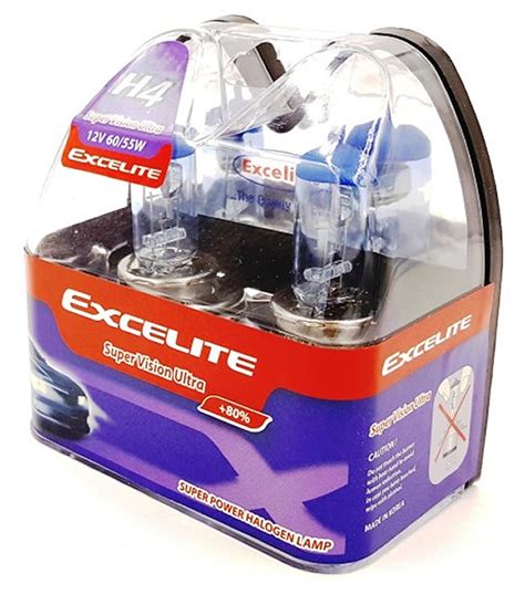 Bulb Excelite H4 Svu 80 12v 60 55w P43t