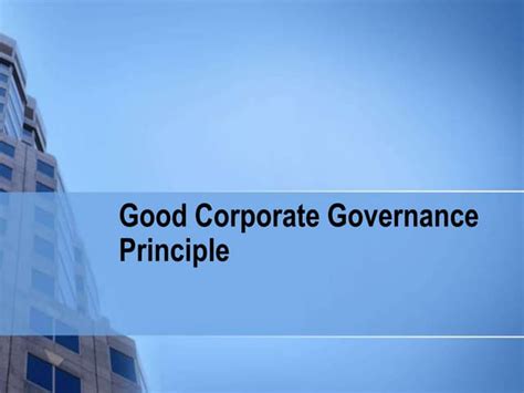 Gcg Principle Pptx