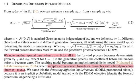 [generative model] ddim denoising diffusion implicit models juny tech