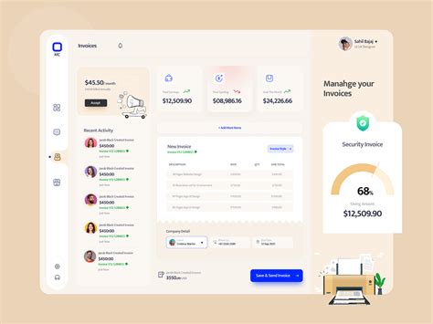 Invoicing Dashboard 📄 Invoicing Web Application By Master Creationz