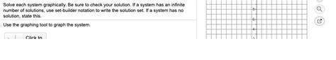 solved a solve each system graphically be sure to check