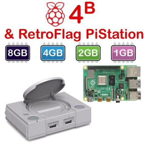 Raspberry Pi Model B With RetroFlag PiStation Case Bundles