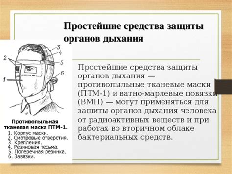 Презентация по теме "Индивидуальные средства защиты органов дыхания и ...