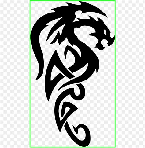 Simple Tribal Dragon Circle