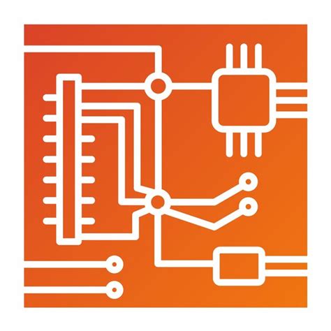 Premium Vector Pcb Board Icon Style
