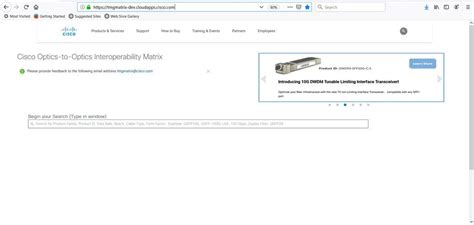 Cisco Transceiver Modules Compatibility Matrix At Cheryl Franklin Blog