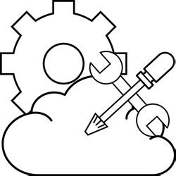 Technical Support Vector Images Over