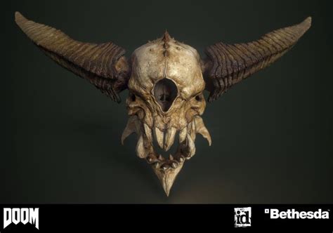 Artstation Doom Cyclops Demon Skull Jonathan Rush Skull Cyclops Doom