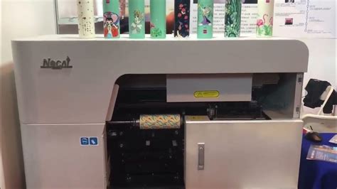 Uv Cylinder Printer Bottleprint Cylinderprinter Youtube