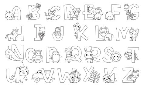 Free Coloring Pages Of Alphabet Letters