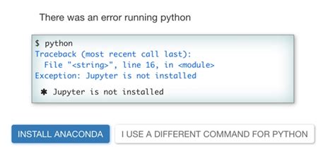 Trying To Run Rodeo There Was An Error Running Python Jupyter Is
