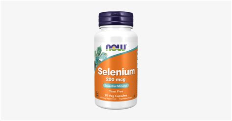 Now Foods Selenium 200 Mcg