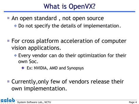 Introduction To Openvx Pdf Computer Software And Applications Computing
