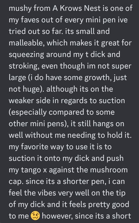 Mushy Review From A Krows Nest R Baddragon