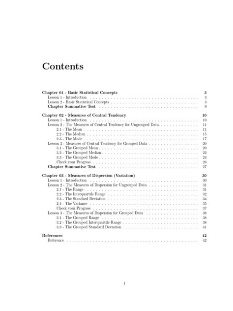 Descriptive And Inferential Statistics Course Pack Download Free Pdf Statistics Mean