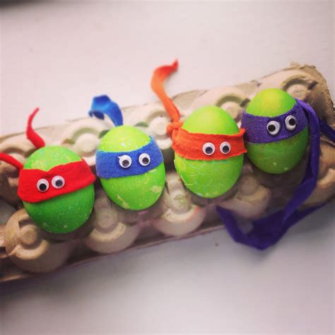 Ninja Turtle Easter Eggs Easter Eggs Easter Egg Decorating Easter Baskets