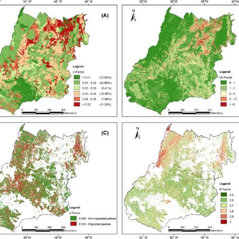 Soil Loss Estimation Factors A Distribution Of Soil Erodibility In Download Scientific