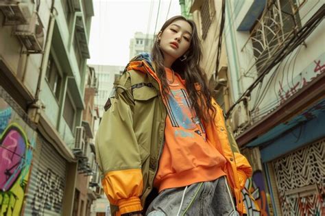 Envision A Dynamic Lookbook Photo Series That Vi Premium Ai Generated Image