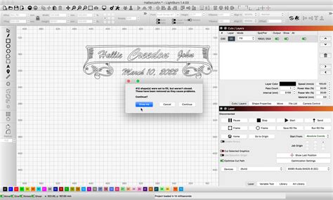 Complete Newbie Open Shapes Error No Matter What I Try To Preview Lightburn Software