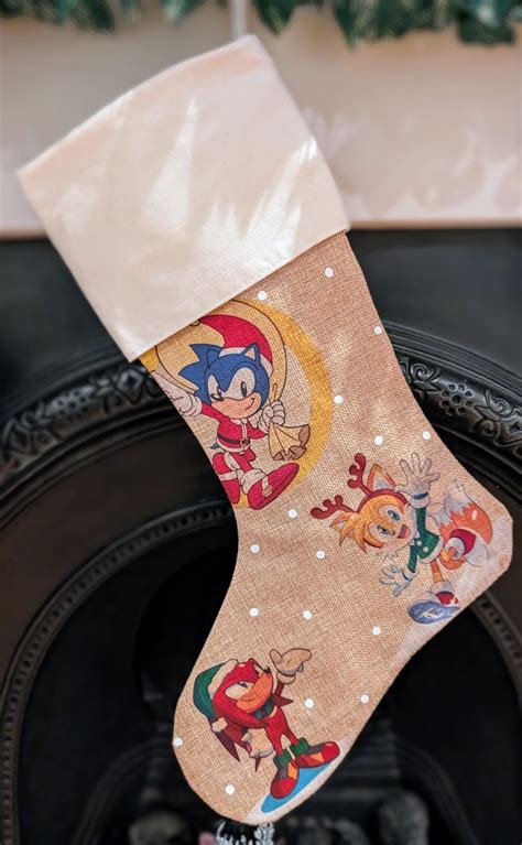 Sonic The Hedgehog Christmas Stocking Etsy