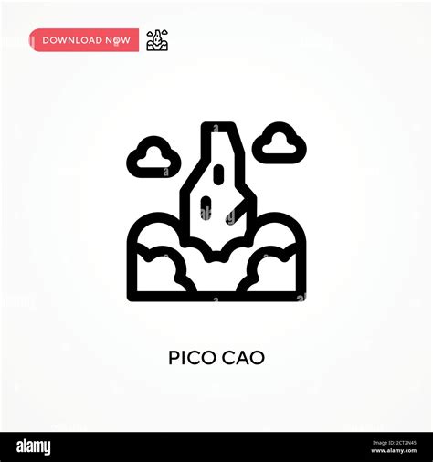 Pico Cao Simple Vector Icon Modern Simple Flat Vector Illustration For Web Site Or Mobile App