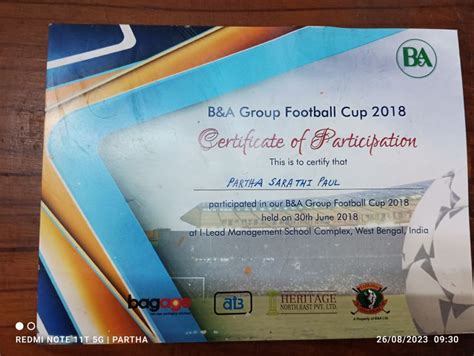 parthasarathi paul on linkedin feeling proud to be a participate