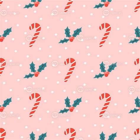 خرید و قیمت دانلود وکتور آب نبات نیشکر و توت هالی با دانه های برف روی