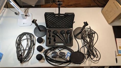 Behringer Behringer Dynamic Mic Set 3 Pack Mic Stands Reverb