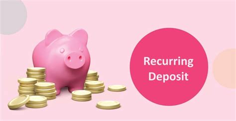Recurring Deposit Meaning Types Features And Interest Rate