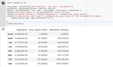 Python Pandas Describe Function Doesn T Print Anything On PyCharm Stack Overflow