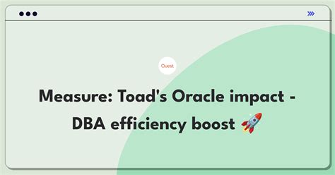 quest toad for oracle success metrics product analytics nextsprints