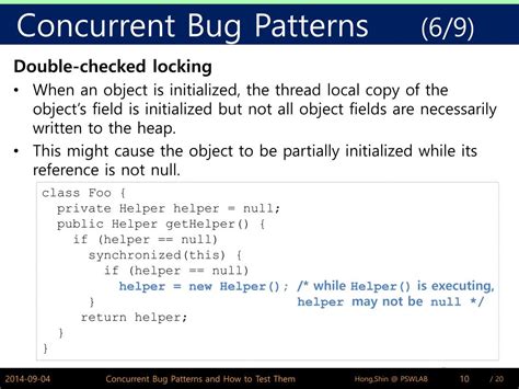 Ppt Concurrent Bug Patterns And How To Test Them Powerpoint