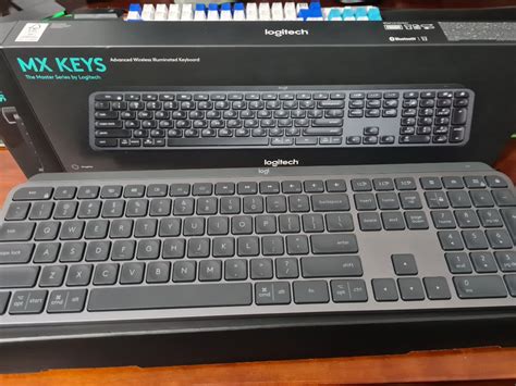 Logitech MX Keys Wireless Bluetooth Computers Tech Parts Accessories Computer Keyboard On