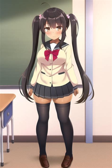 Ai Fem Ash School Girl Zettai Ryouiki S Grade By Silversrtiker32395 On