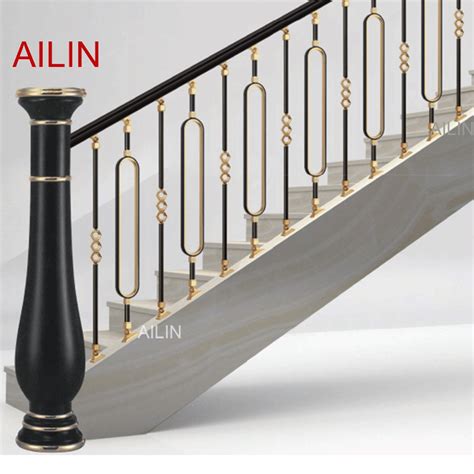 Light Luxury Simple Stair Handrail Guardrail Indoor Aluminum Handrail