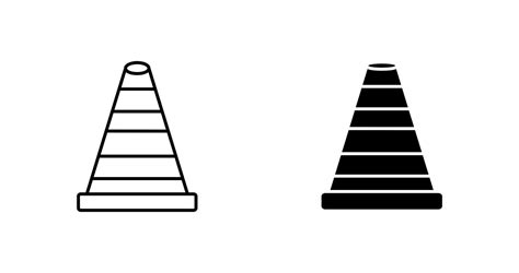 Cone Vector Icon 24411121 Vector Art At Vecteezy