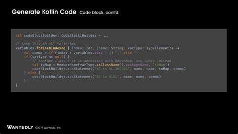 code generation in kotlin with annotation and kotlinpoet speaker deck