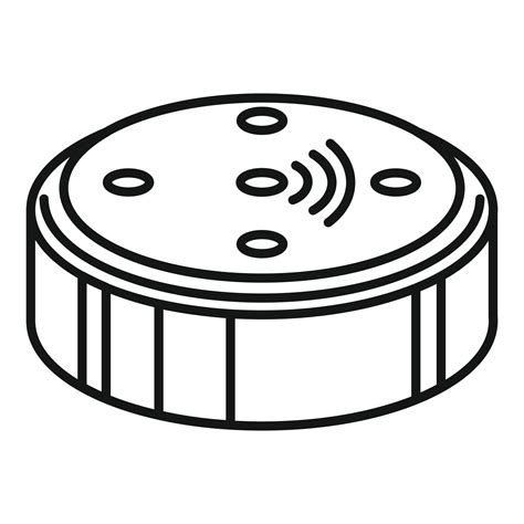 Ai Smart Speaker Icon Outline Style 14472215 Vector Art At Vecteezy