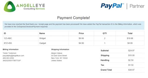 Paypal Express Checkout Php Demo Project Angelleye