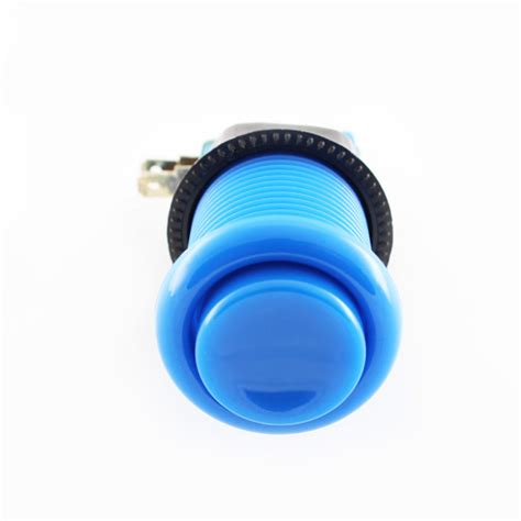 Hobbytronics Concave Button Blue