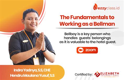 Ezzy Class The Fundamentals Of Working As A Bellman